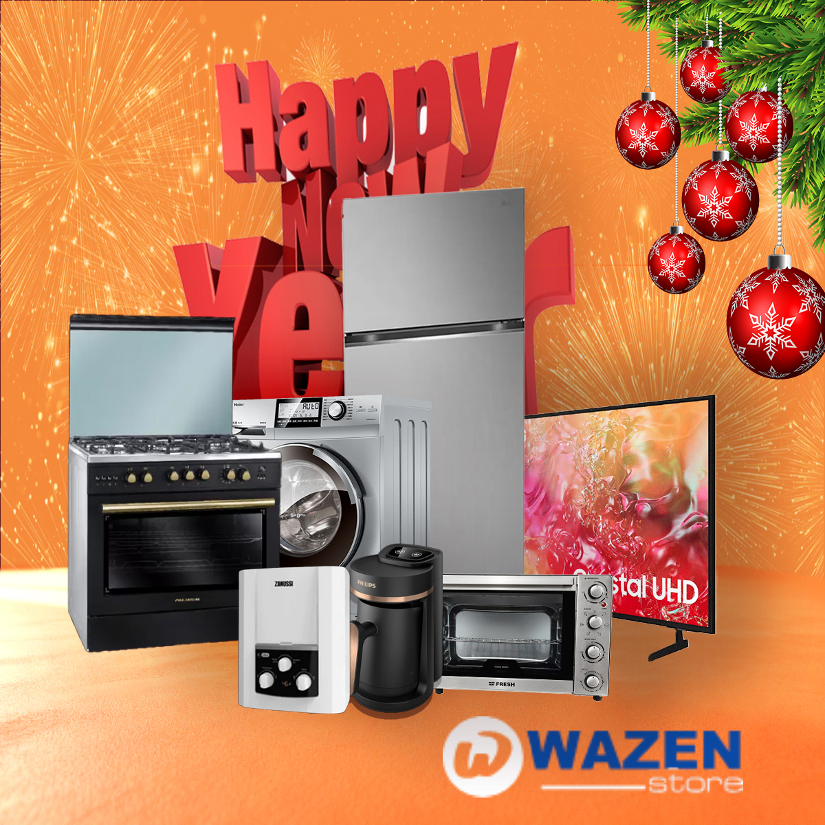 وازن ستور يهنّيكم بسنة جديدة 🎉 | عروض الأجهزة الكهربائية
